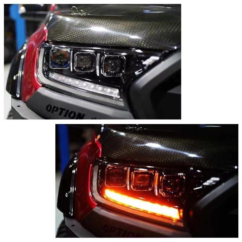 Ford Ranger T7 T8 Raptor 3 Projector Headlight LED Headlamp Bugatti ...