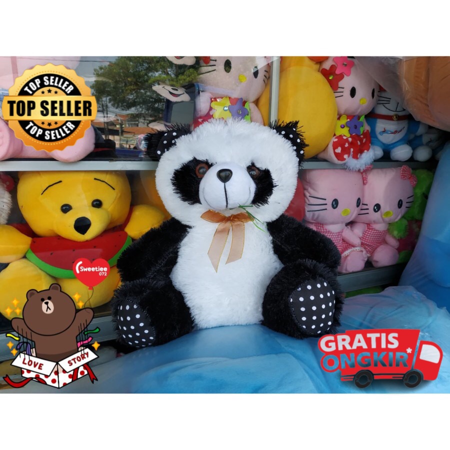 Panda Doll/panda/ panda Doll Sitting 50cm | Shopee Malaysia
