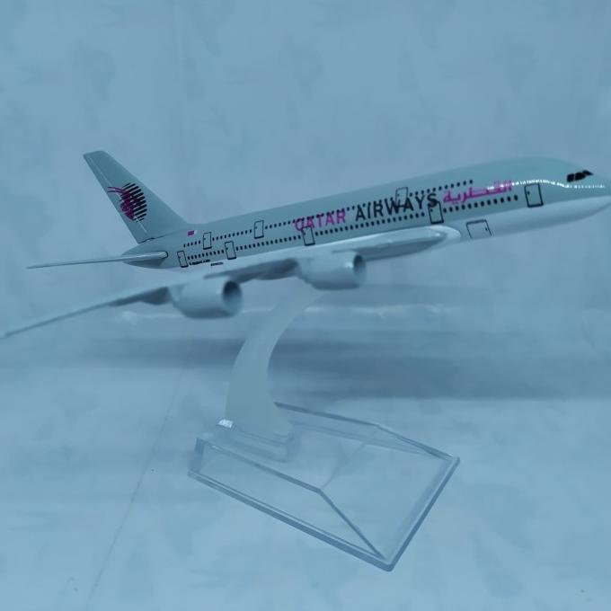 Diecast Qatar Airways Airbus A380 Replica Model Toy | Shopee Malaysia