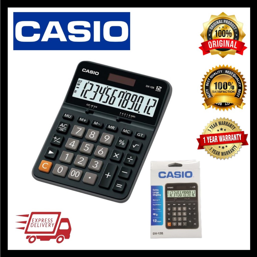 Casio Calculator DX-12B | Shopee Malaysia