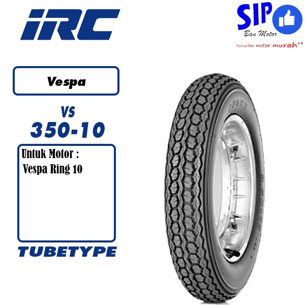 Vespa IRC VS 350 10 tube type motorbike tire | Shopee Malaysia