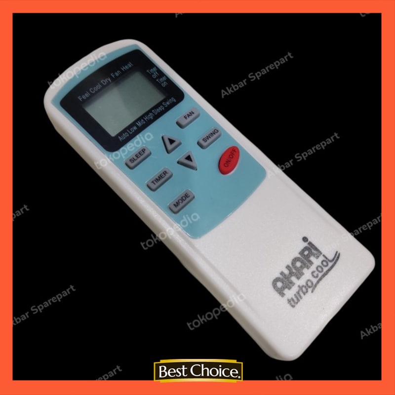 Remote AC REMOTE AKARI TURBO COOL RC-055T According To Photos | Shopee Malaysia