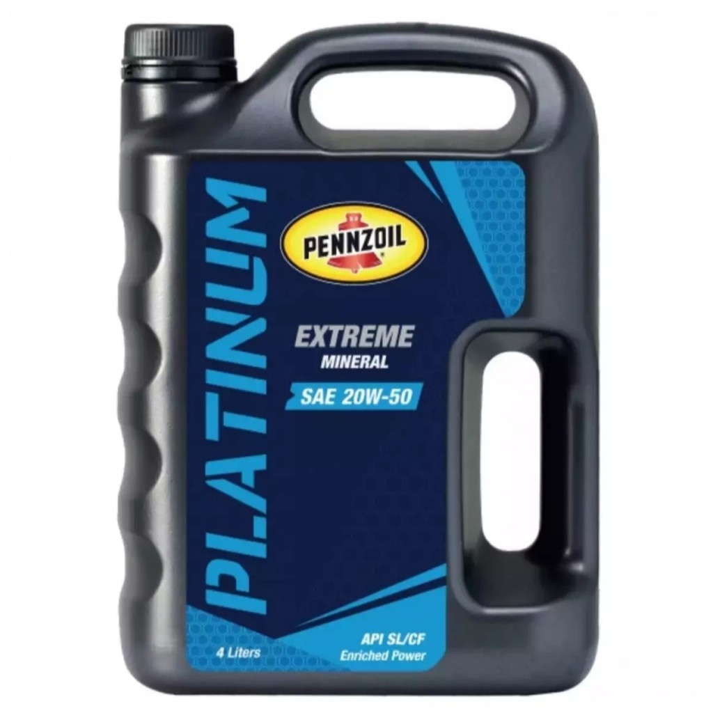 PENNZOIL PLATINUM EXTREME ENGINE OIL 20W-50 API SL/CF, 4L (PETROL ...