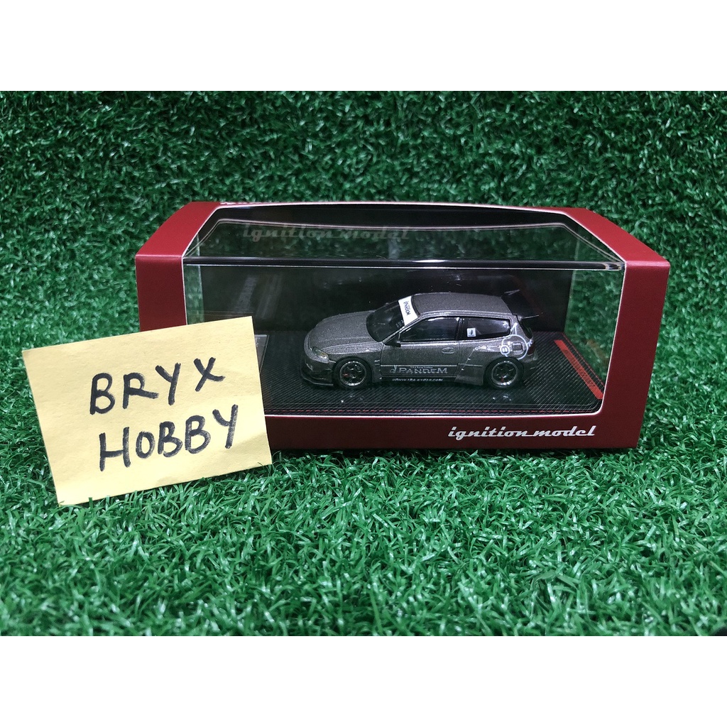 Ignition Model Pandem Honda Civic EG6 #IG1413 Gun Metallic (1:64 ...