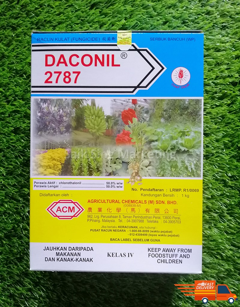 1KG DACONIL 2787 Chlorothalonil 50% w/w Racun Kulat Fungicide | Shopee Malaysia