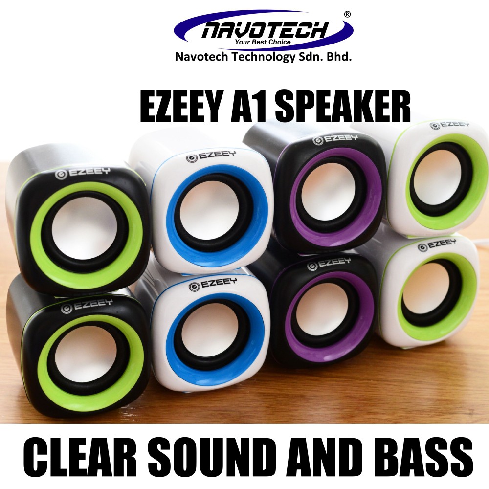 EZEEY LEXPI A1 2.0 PORTABLE 3.5MM SPEAKER FOR LAPTOP NOTEBOOK DESKTOP ...