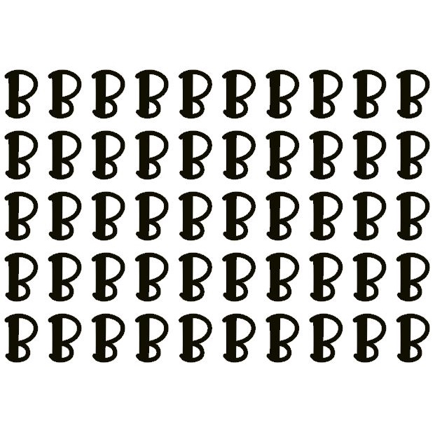 STICKER ALPHABET B LETTERS FOR BALLOON (A5 SIZE) | Shopee Malaysia