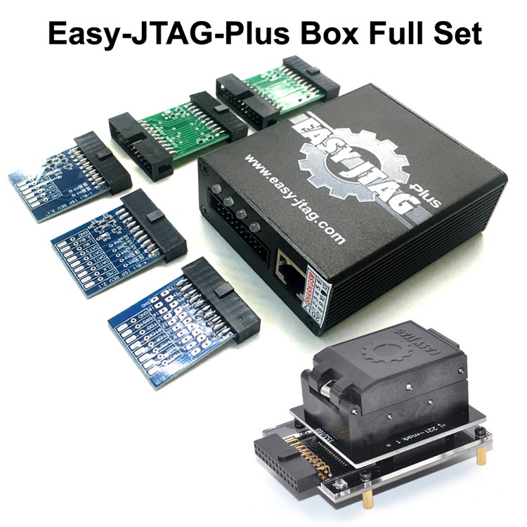 z3x Easy-JTAG Plus Box Full set eMMC socket package is available as an ...