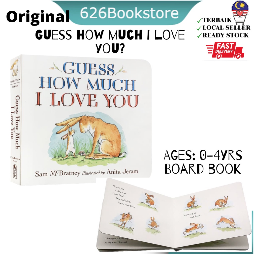 Guess How Much I Love You? Board book English Goodnight Bedtime ...