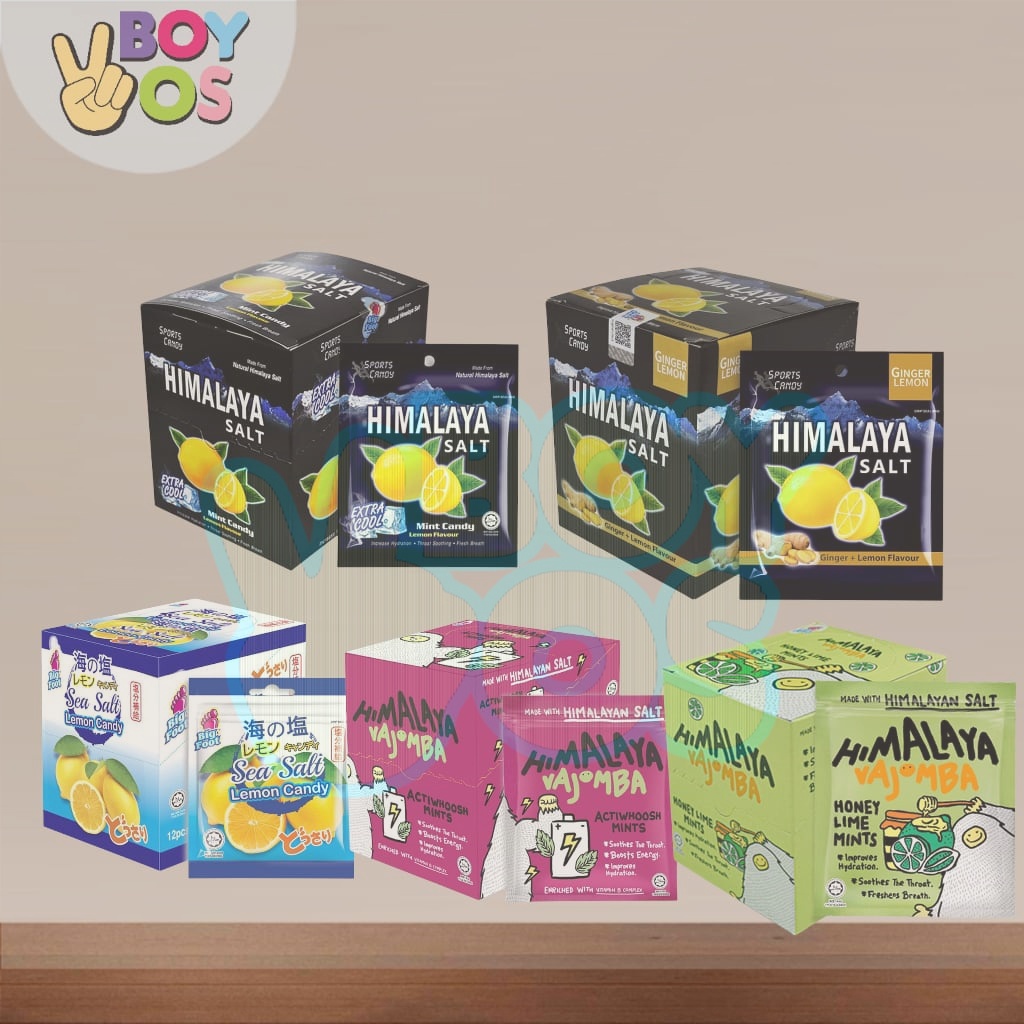 Himalaya Salt / Ginger Candy | Sea Salt Lemon Candy | Vajomba Honey ...