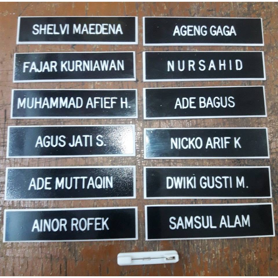 Name Tag With pin,Tag Nama Sekolah | Shopee Malaysia