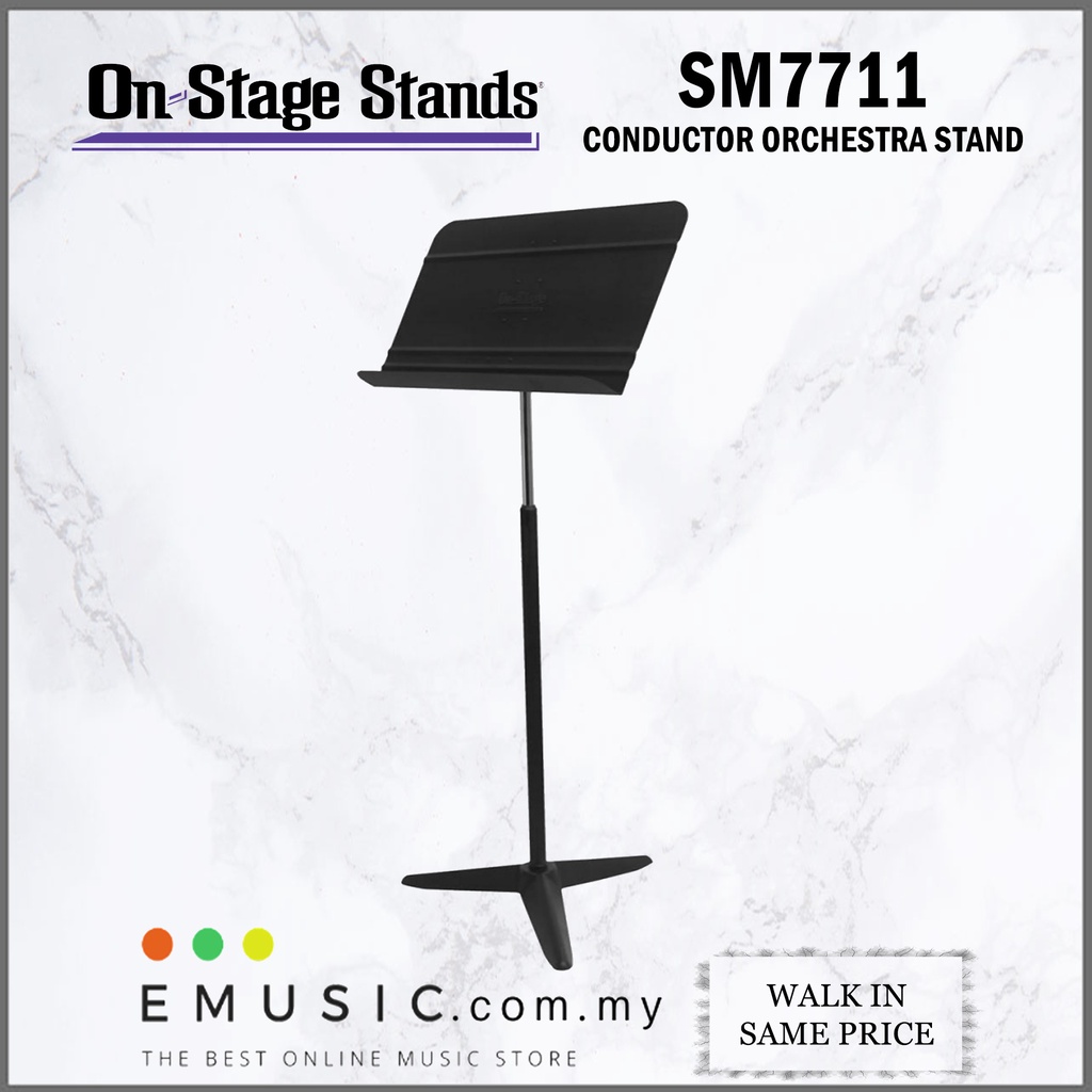 On Stage Stands SM7711 Conductor Orchestra Music Stand Quran Holder ...