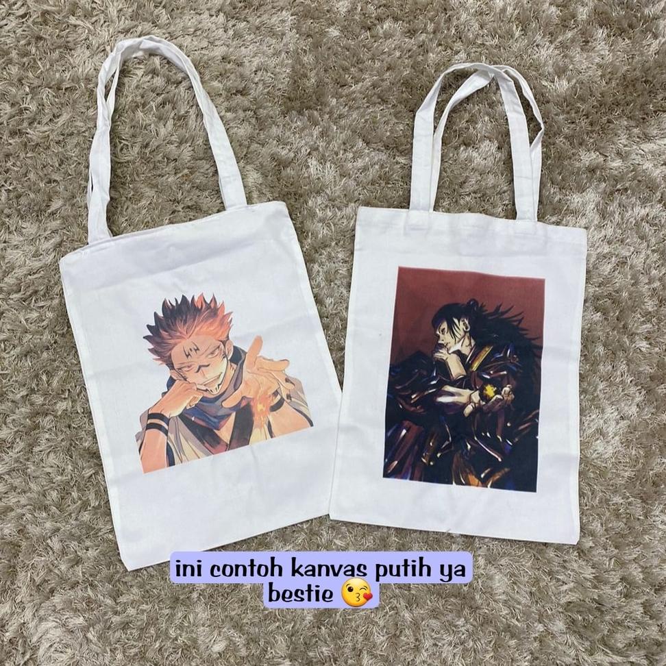 (Y7G2) Tote Bag Anime Jujutsu Kaisen Character/gojo satoru/sukuna ...