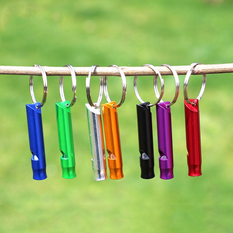 Camping Hiking Survival Whistle ,Small Size Aluminum Emergency Whistle ...