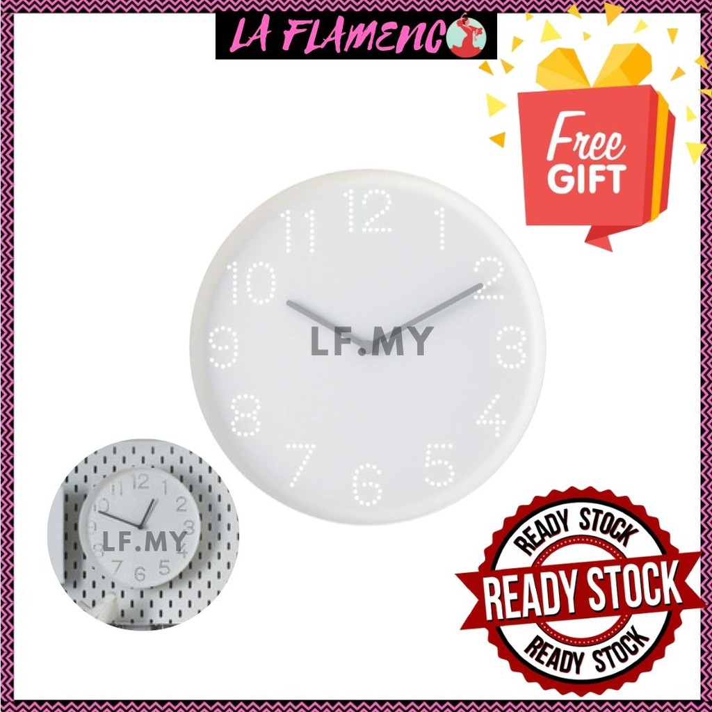 LF.MY Tromma Wall Clock White Modern Style Minimalist Design / Tromma ...
