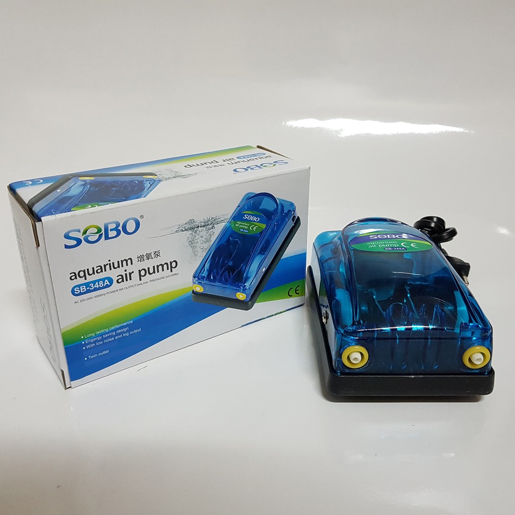 SOBO AIR PUMP ( SB248a SB348a ) Aquarium Oxygen Supply | Shopee Malaysia