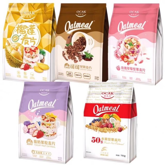 🔥秒发货🔥Ocak Oatmeal Yogurt 欧扎克酸奶果粒麦片100G | Shopee Malaysia