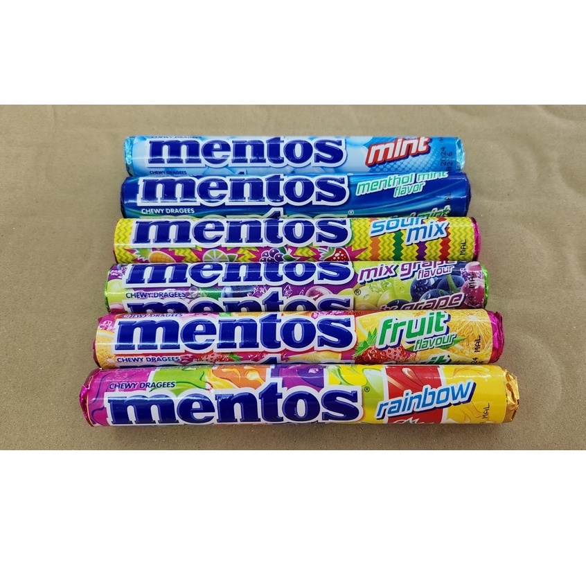 Mentos Candy Roll 37g (1 ROLL) | Shopee Malaysia