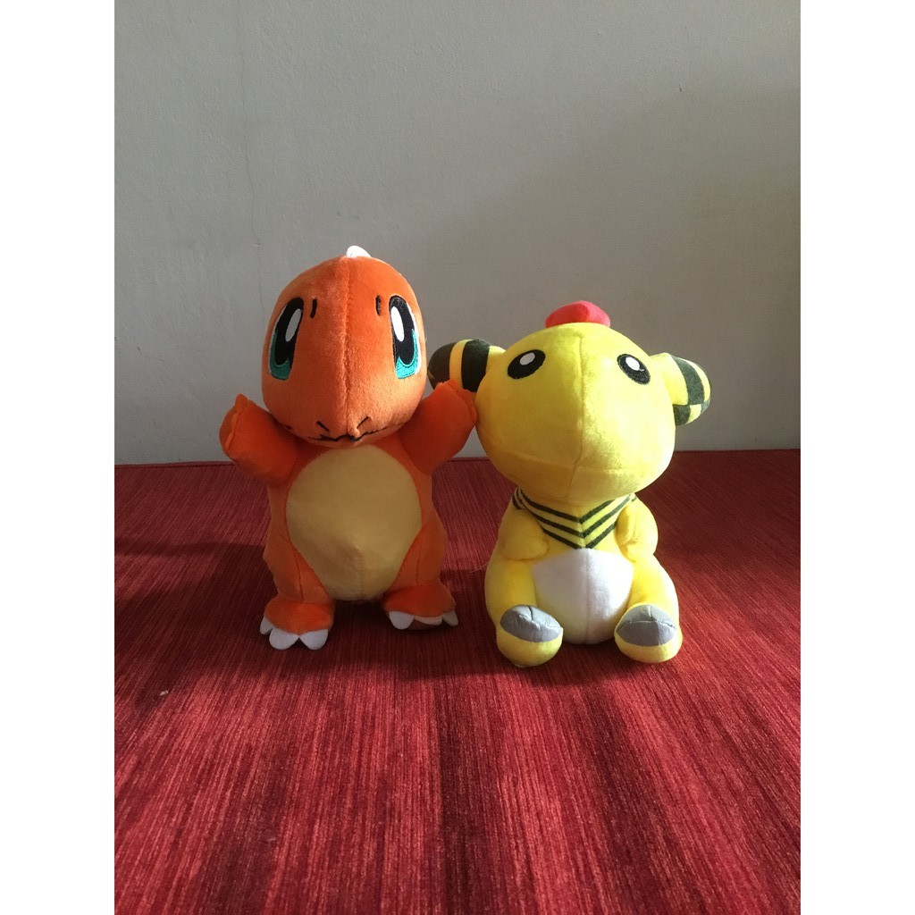 Small Charmander and Ampharos Pokemon Plush Toy ( 15 cm ) | Shopee Malaysia