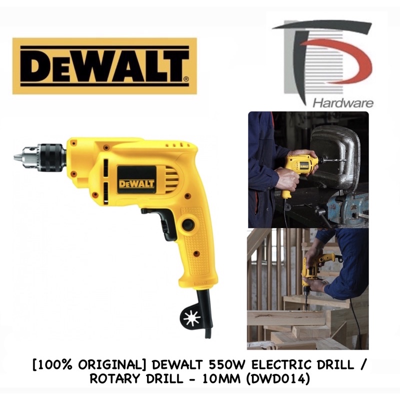 [100% ORIGINAL] DEWALT 550W ELECTRIC DRILL / ROTARY DRILL - 10MM ...