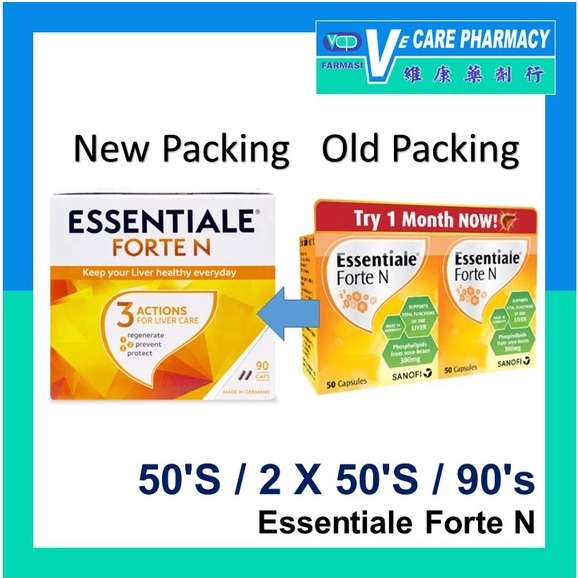 Essentiale Forte N 300mg 50's / 90's / 2 X 50's | Shopee Malaysia