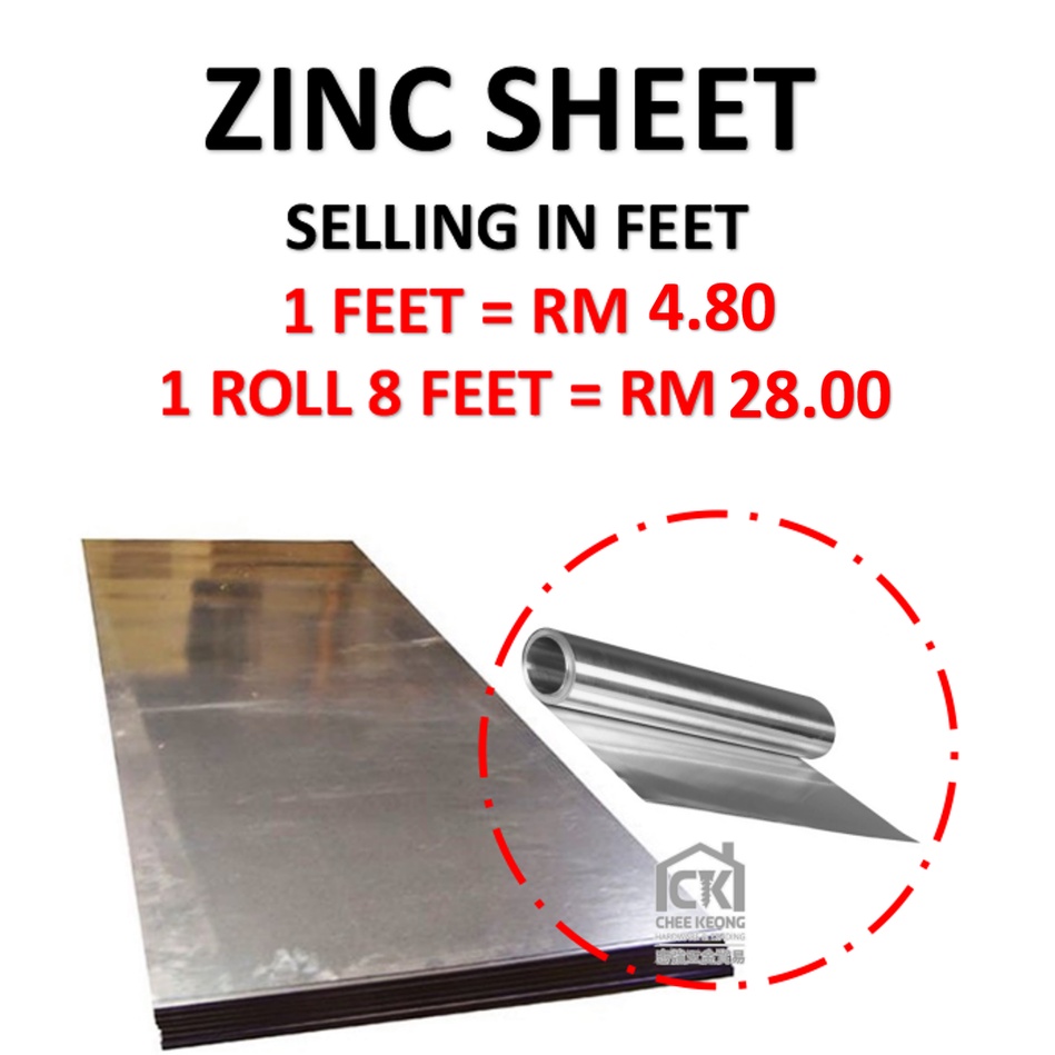Galvanized Iron Metal Roofing Zinc Sheet Zink Besi Zink Atap Bumbung ...