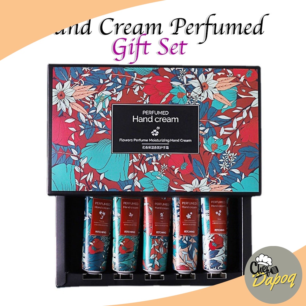 DC} Set 5 In 1 Krim Tangan Wangi 30ml Losyen Bau Buah Bunga Perfume ...
