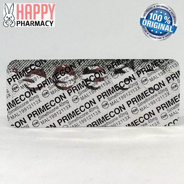 🔥FAST SHIP🔥 PRIME PRIMECON 40MG CHEWABLE TABLET 10'S [EXP:3/26] 1 STRIP ...