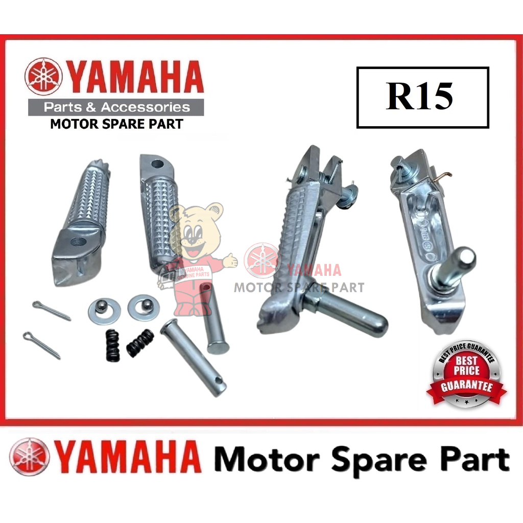 YAMAHA R15 FOOTREST 0 FOOT REST PIJAK KAKI PEDAL DEPAN BELAKANG EKOR ...