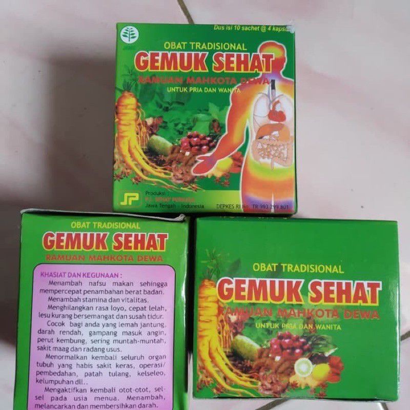 MAHKOTA DEWA UBAT GEMUK SIHAT Isi 40 kapsul | Shopee Malaysia