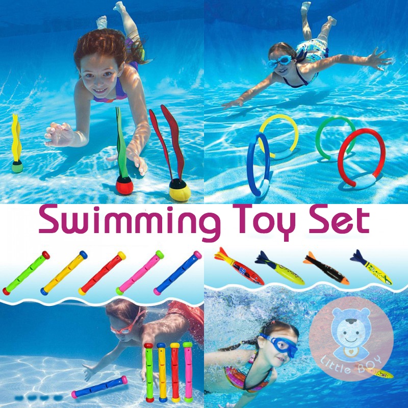 Diving Toys Underwater Swimming Diving Pool Toy Ring Swimming Stick ...