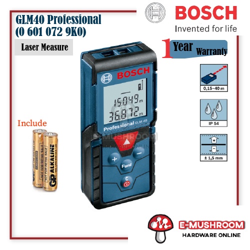 Bosch GLM40 / GLM30-23 GLM400 GLM500 GLM50-23G GLM50-27CG Digital Laser Measure Rangefinder ...