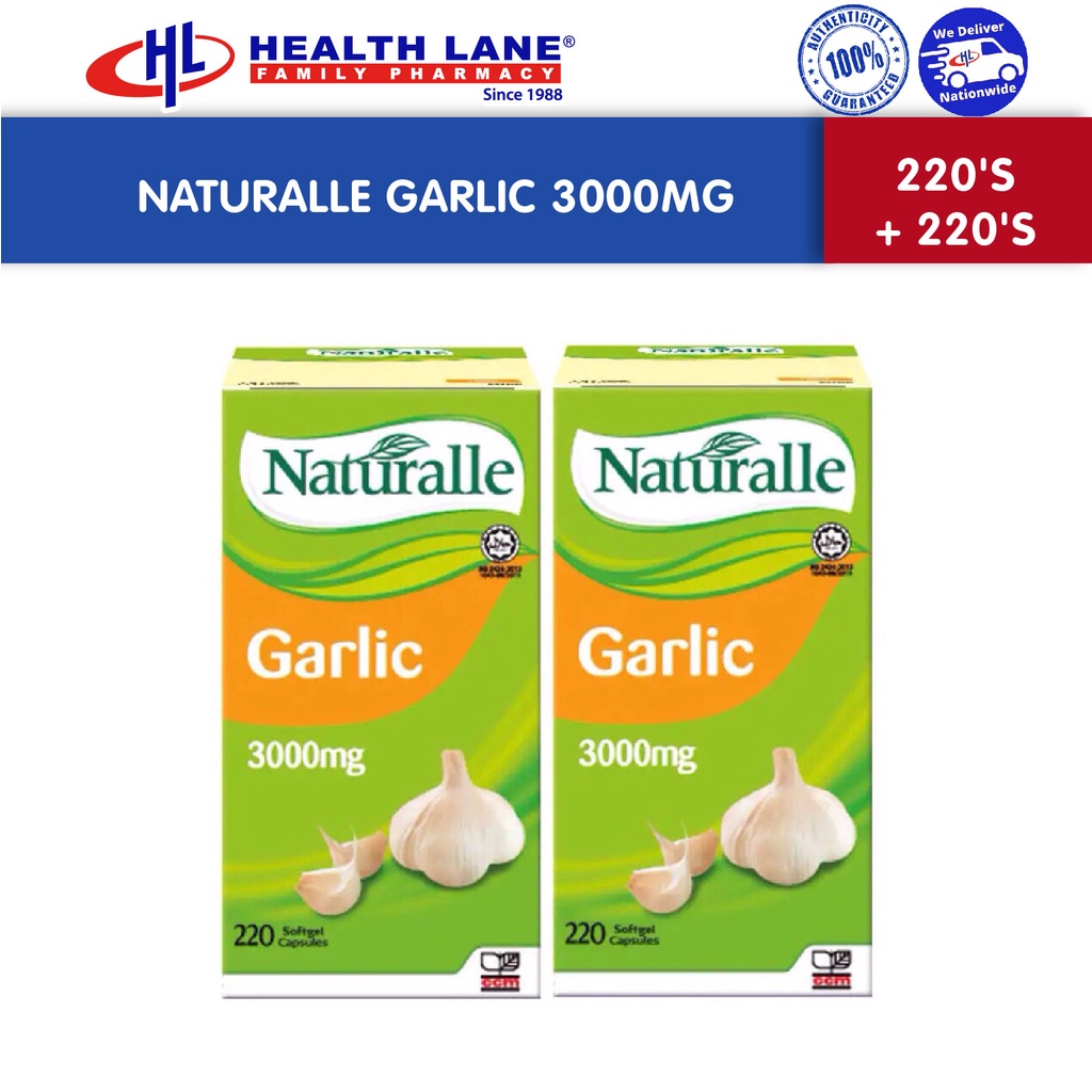 Naturalle Garlic (3000mg x 220's) | Shopee Malaysia