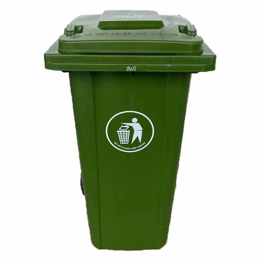 Green Plastic Dustbin 100L/120L/240L [ LIMITED PURCHASE: Maximum 1 ...