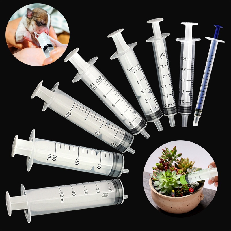 Picagari Disposable Syringe Luer Slip no needle 1ML/2.5/5ML/10ML/20ML/30ML 一次性针筒塑料大号喂食器无针注射器 ...