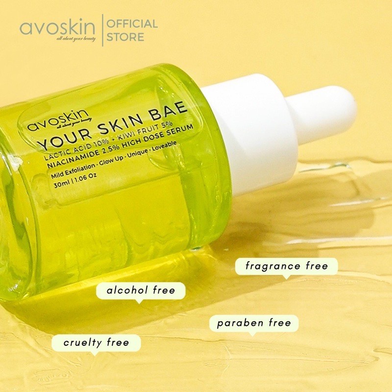 Avoskin Your Skin Bae Lactic Acid 10% + Kiwi Fruit 5% + Niacinamide 2,5 ...