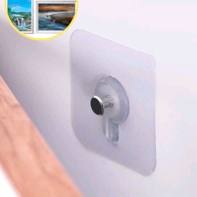 GANTUNGAN Magic Hook Bolt Hanger Hanger Hook Paste Bolt Nail Adhesive ...
