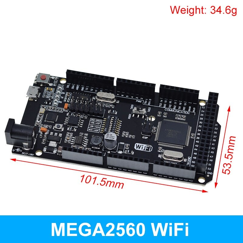Mega2560 ATMEGA16U2 / Pro Mini MEGA 2560 Mega+WiFi R3 ATmega2560 Chip ...