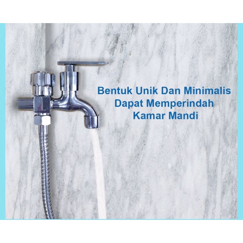 MESIN Combination WATER FAUCET Double shower water tap for two Double 2 ...