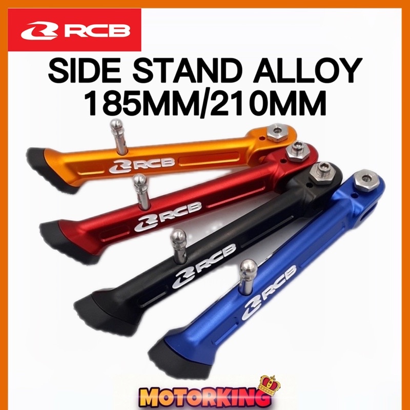 SIDE STAND RACING BOY ALLOY 185MM 210MM TONGKAT ALLOY RCB RACING BOY ...