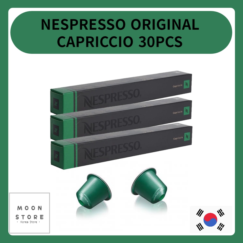 NESPRESSO ORIGINAL CAPSULE COFFEE CAPRICCIO 3 BOXS 30PCS | Shopee Malaysia