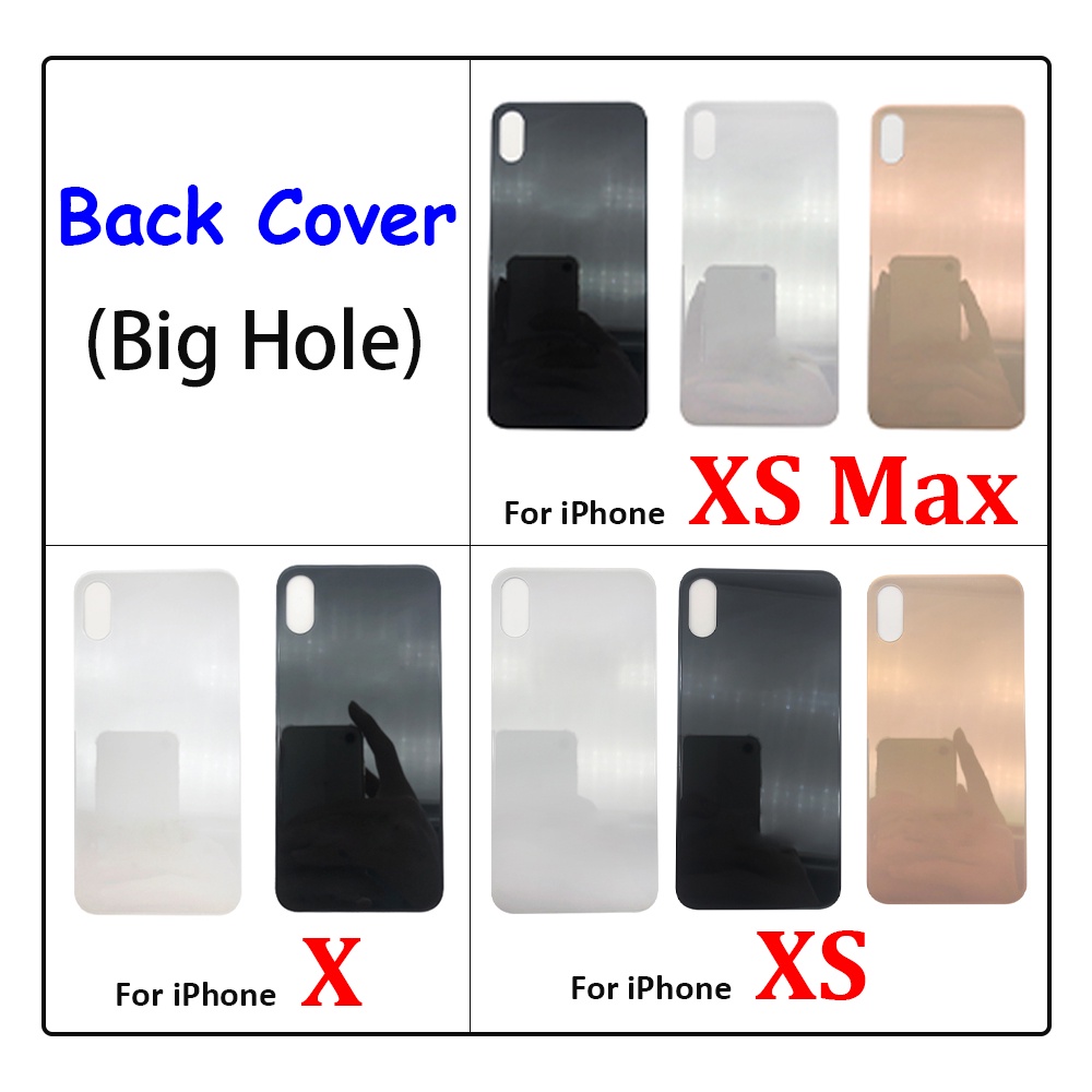 Replacement Repair Parts Back Door Case Battery Rear Housing Back Cover ...