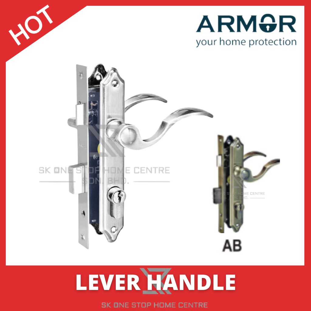 Armor ALM-NS7025-01 Zinc-Die Cast Lever Mortise Handle | Shopee Malaysia