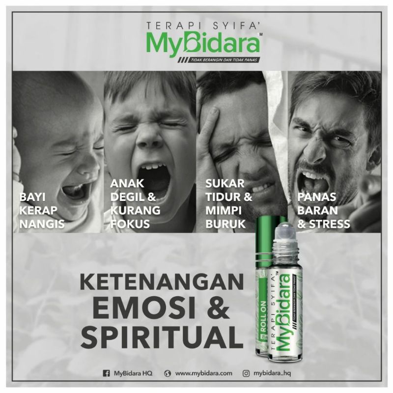 MYBIDARA ROLL ON TERAPI SYIFA PENDINDING DIRI (CLEARANCE STOCK ...