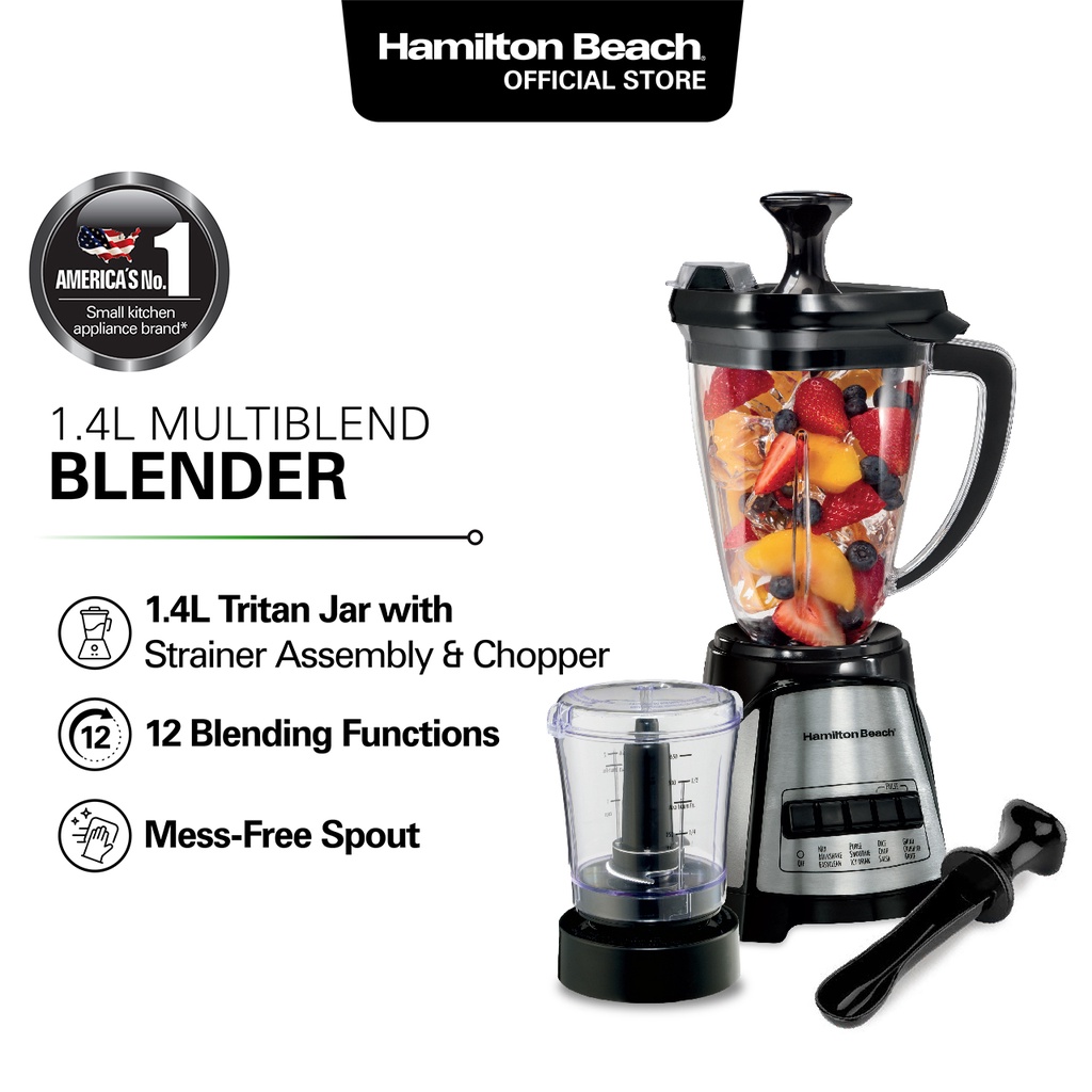 Hamilton Beach Multi Blend Blender with Tritan Jar (1.4L), 58151-SAU ...