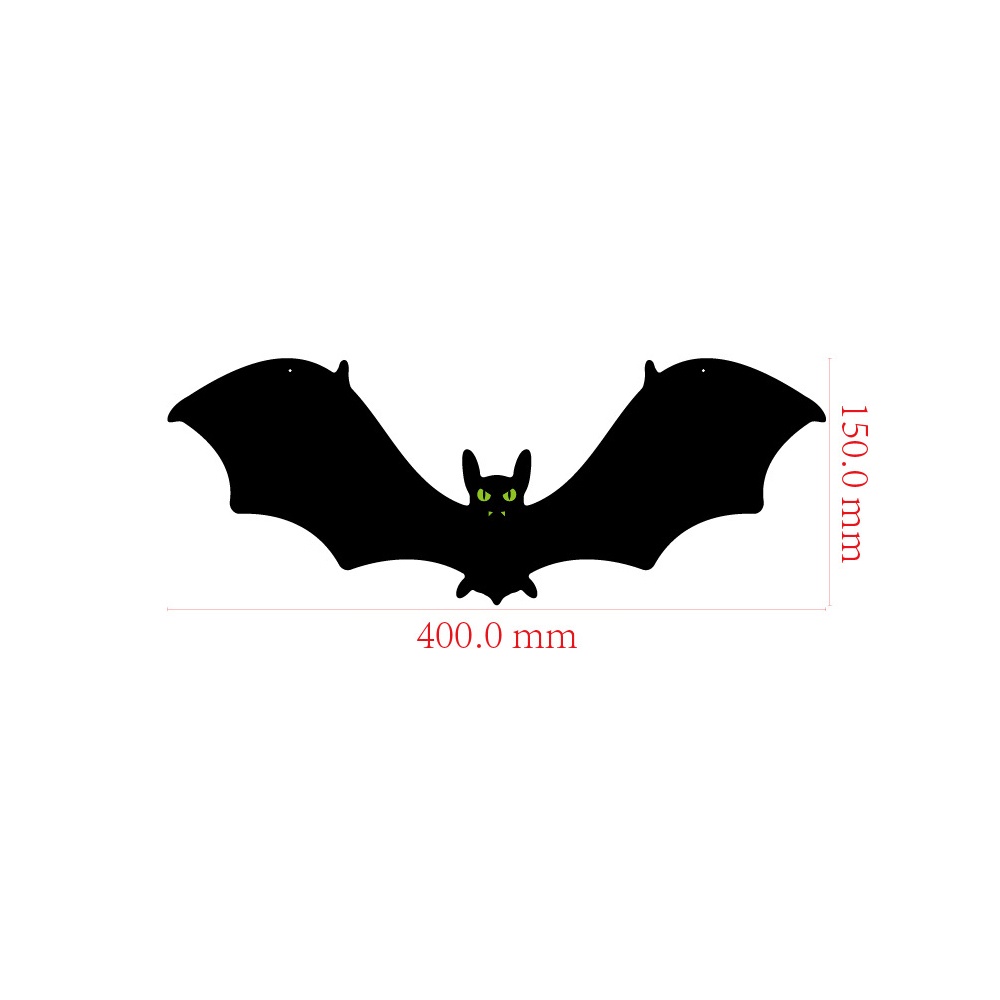 Lifelike Fake Bat Halloween Decorations Haunted House Horror Props ...