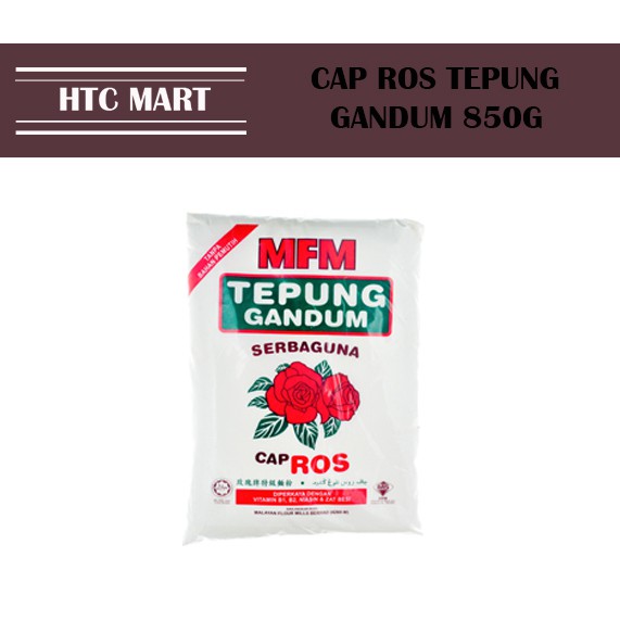 CAP ROS TEPUNG GANDUM 850G | Shopee Malaysia