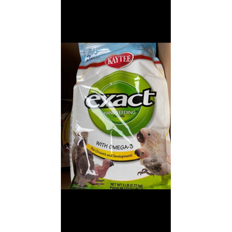 Repack 100gm Kaytee Exact Hand Feeding Formula (Omega 3/High Fat/Baby ...