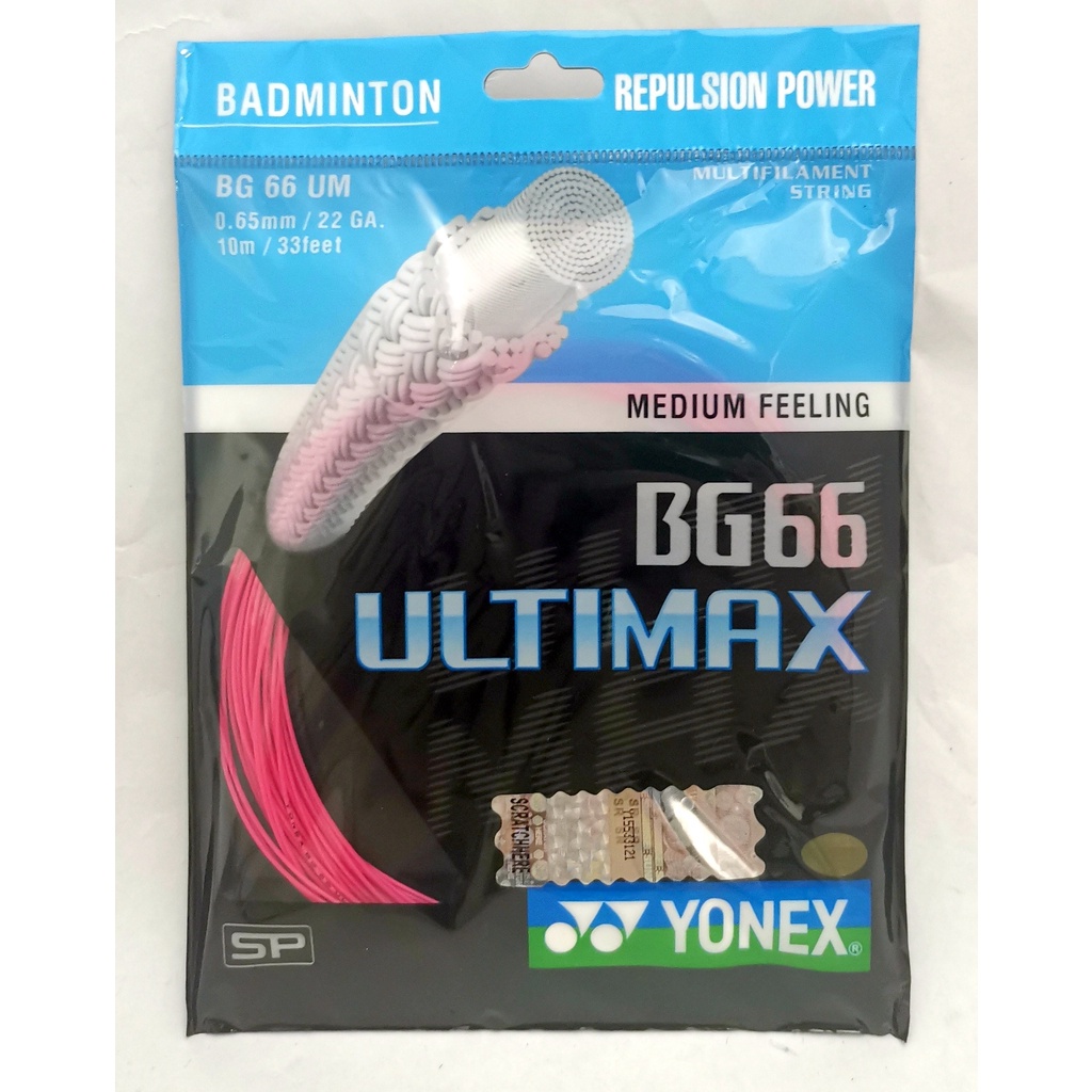 BG66 ULTIMAX BADMINTON STRING TALI RACKET BG66 ULTIMAX | Shopee Malaysia