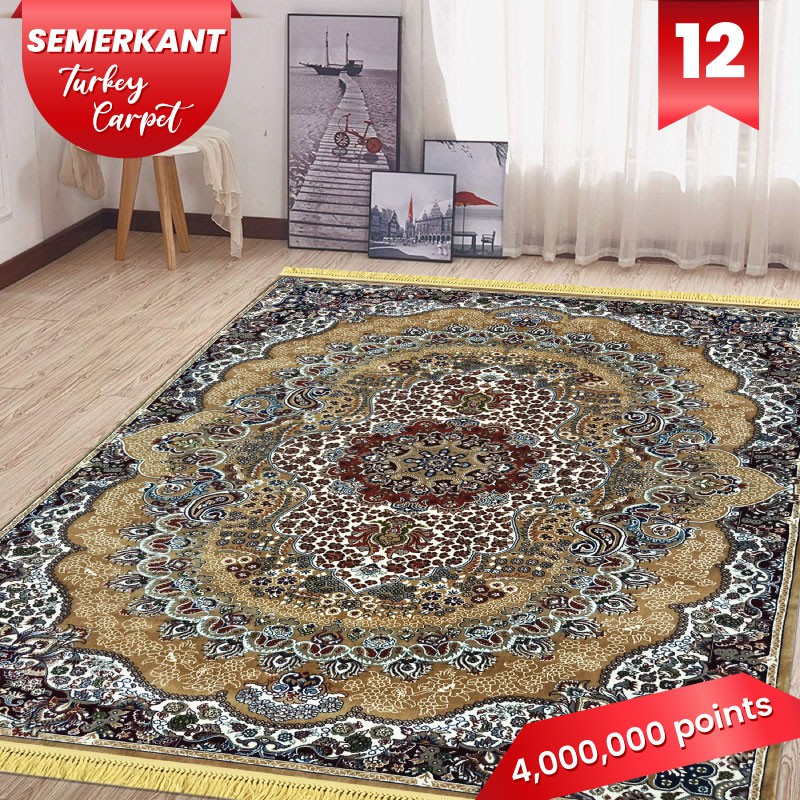 SEMERKANT TURKEY CARPET 240CM X 330CM / TURKISH CARPET BERSAIZ DOUBLE ...